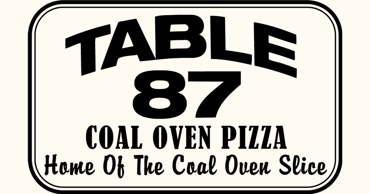 Table 87 Online Store – Table 87 Coal Oven Pizza